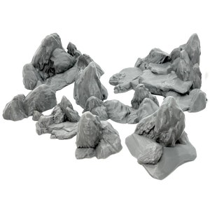 Rock Terrain | Mordor Inspired MESBG | Wargaming Terrain | Dnd | SW ...