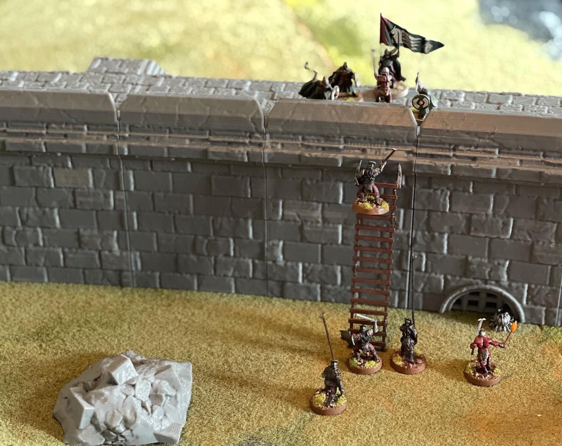 Helms Deep Inspired | Deeping Wall | Wargaming Terrain | MESBG | Dnd ...
