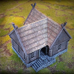 Rohan Inspired House 3 | Edoras | Celtic | Saxon | Mesbg - Etsy