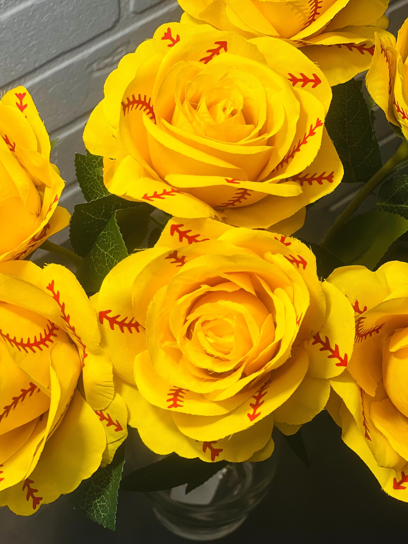 Softball Roses Artificial Flowers for Softball Players, Team Moms - Etsy