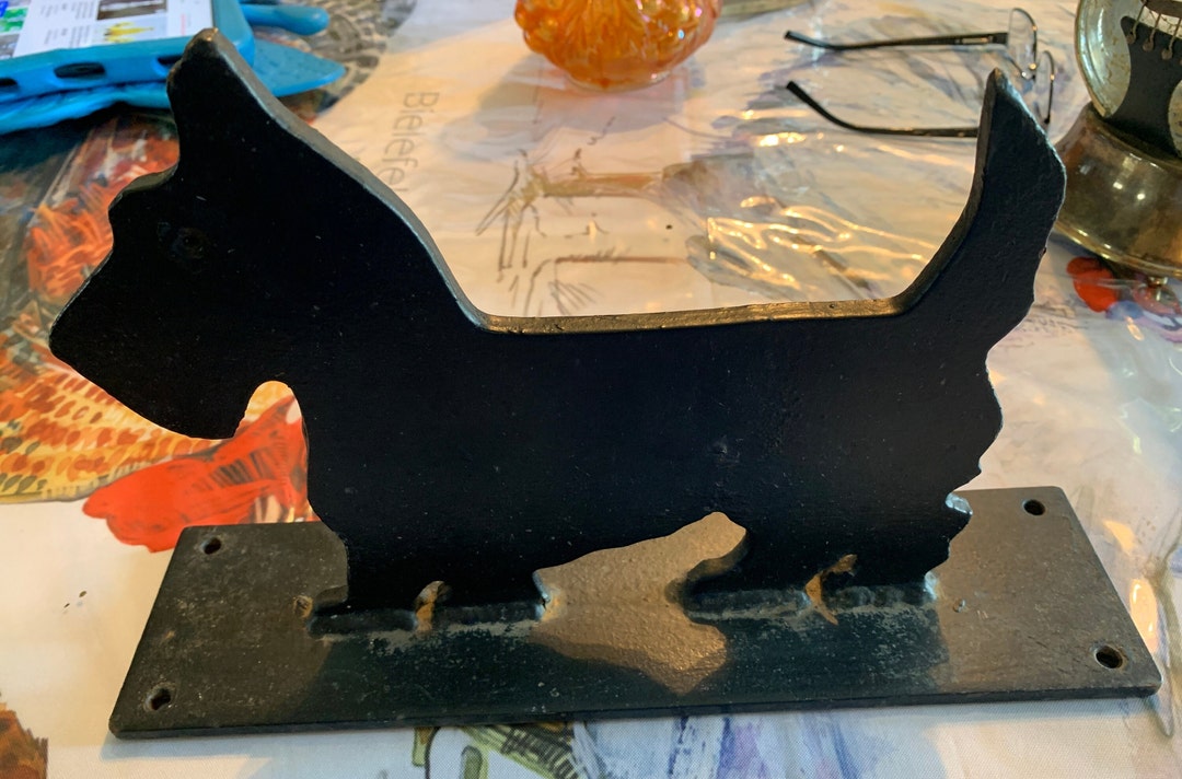 Rare Scotty Dog Boot Scraper - Etsy