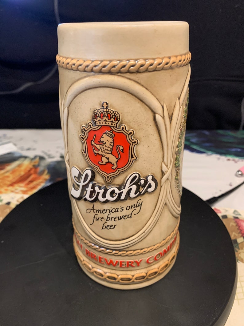 Stroh's Ceramarte Exclusive Beer Stein - Etsy