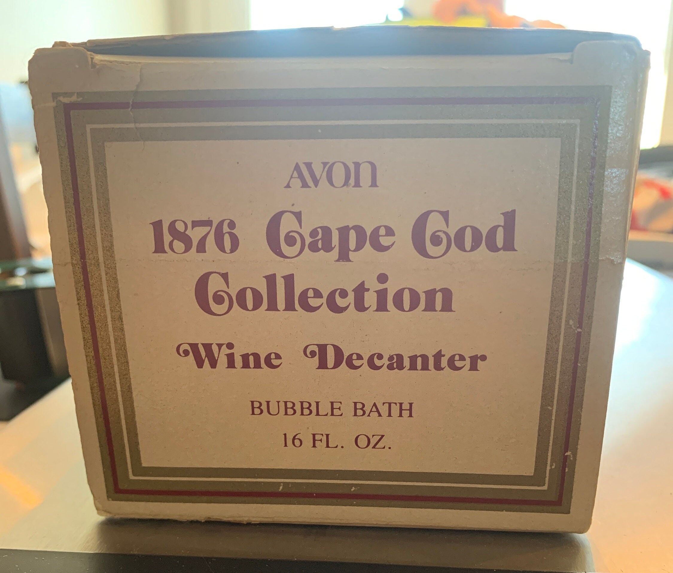 Decanter & Stopper 1876 Cape Cod Ruby by AVON - Etsy