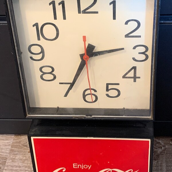 Coca Cola Clock - Etsy