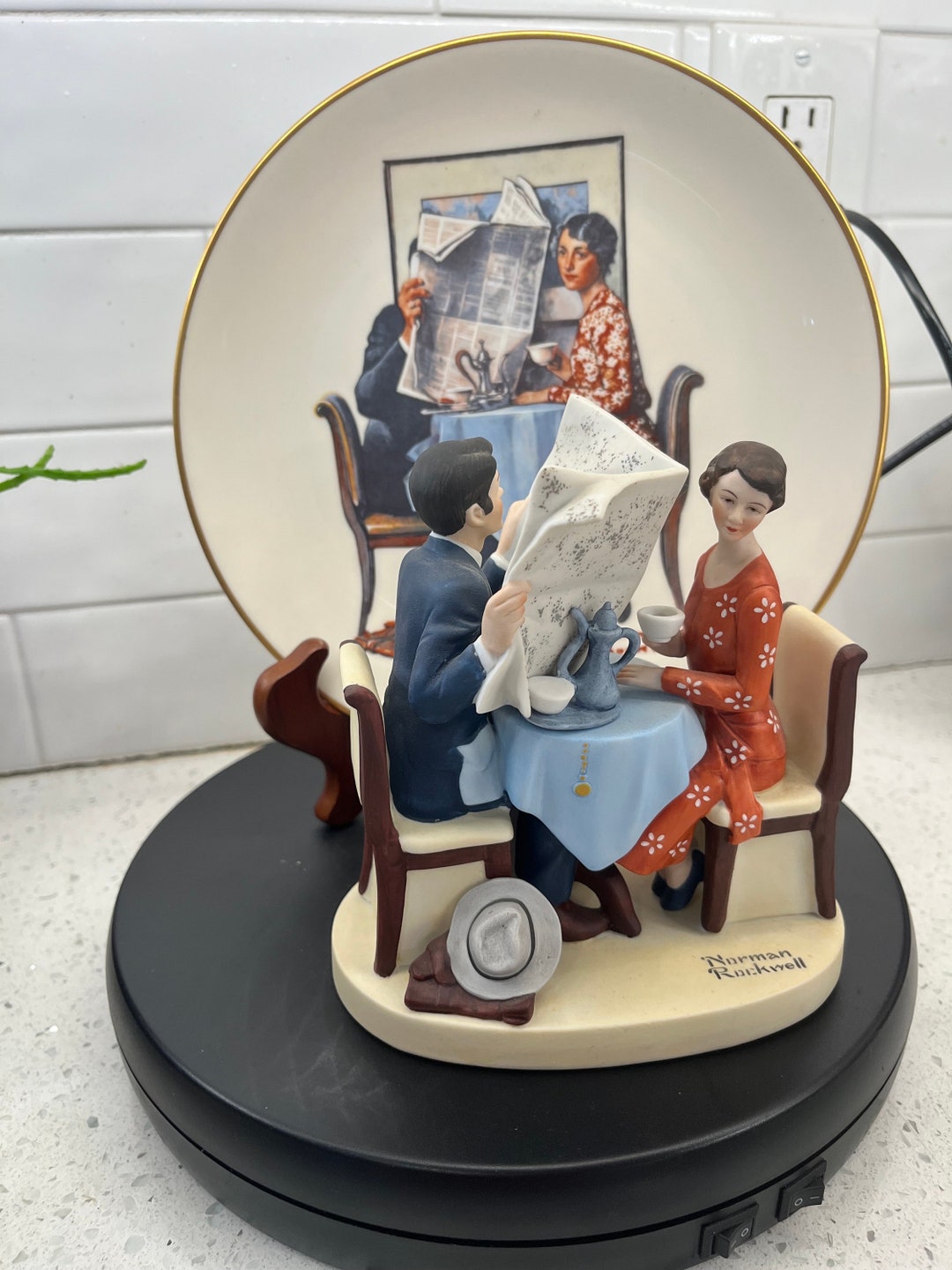 Norman Rockwell’s “breakfast Conversation” 1980 - Etsy