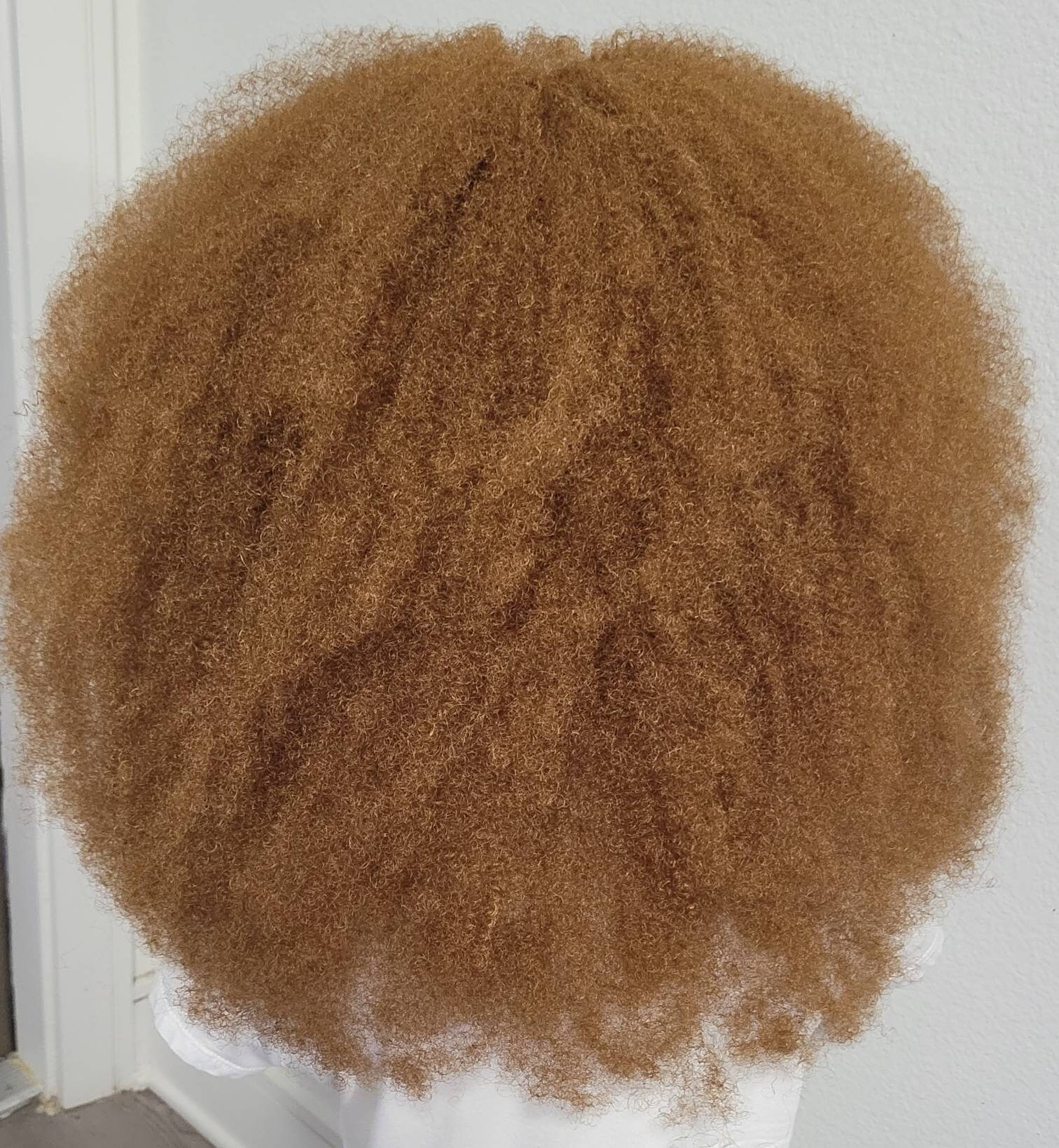 Super Long Full Afro Kinky Wig 100% Handmade Natural 4c Hair Afro Kinky ...