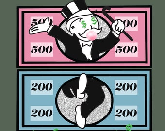 Monopoly Money Man Canvas Prints - Etsy