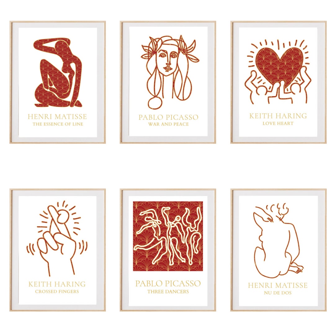 Museum Exhibition | Printable Gallery Wall | Set of 6 | Matisse ...
