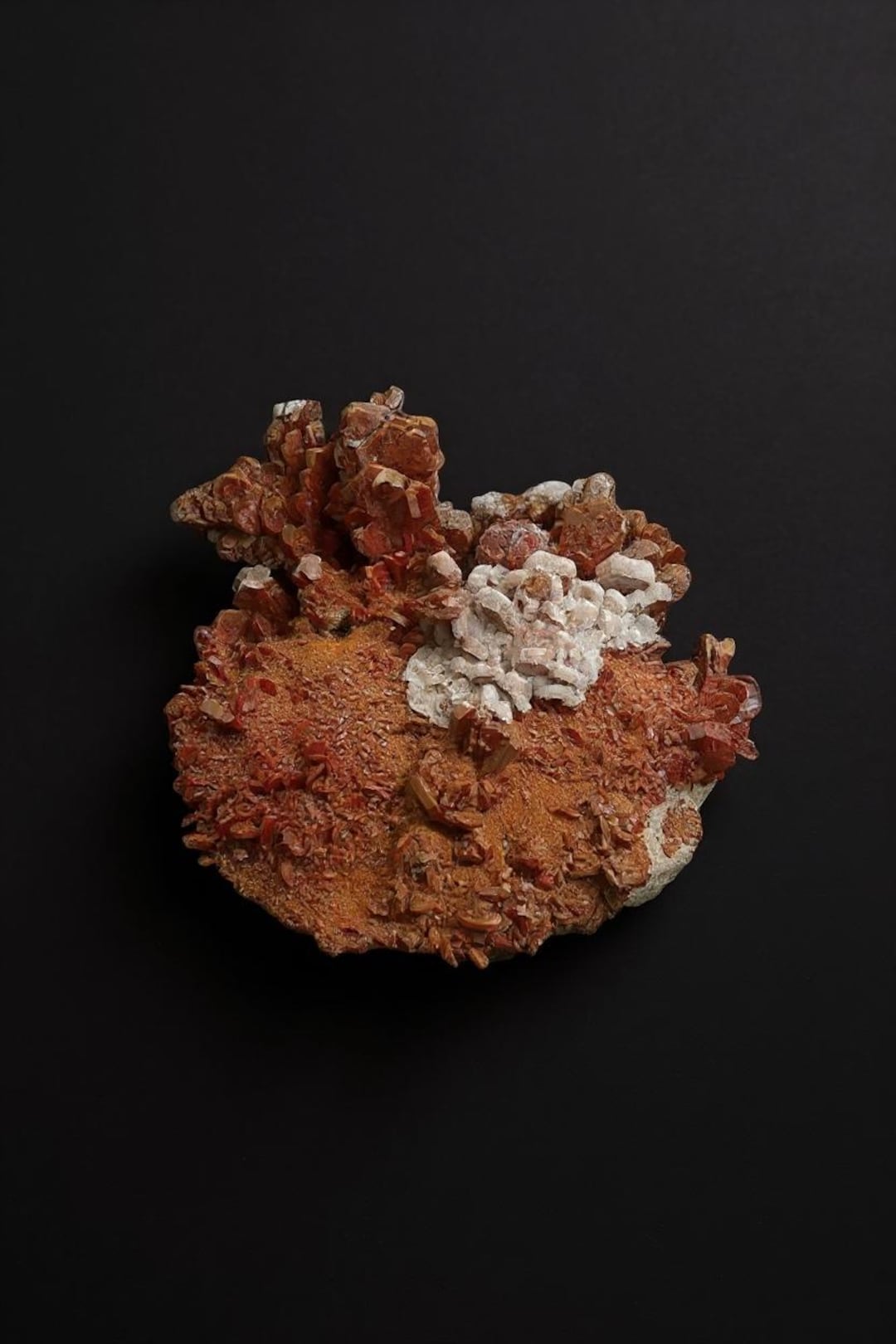 Vanadinite With Calcite on Matrix - Codia Mining, Mibladen, Midelt ...