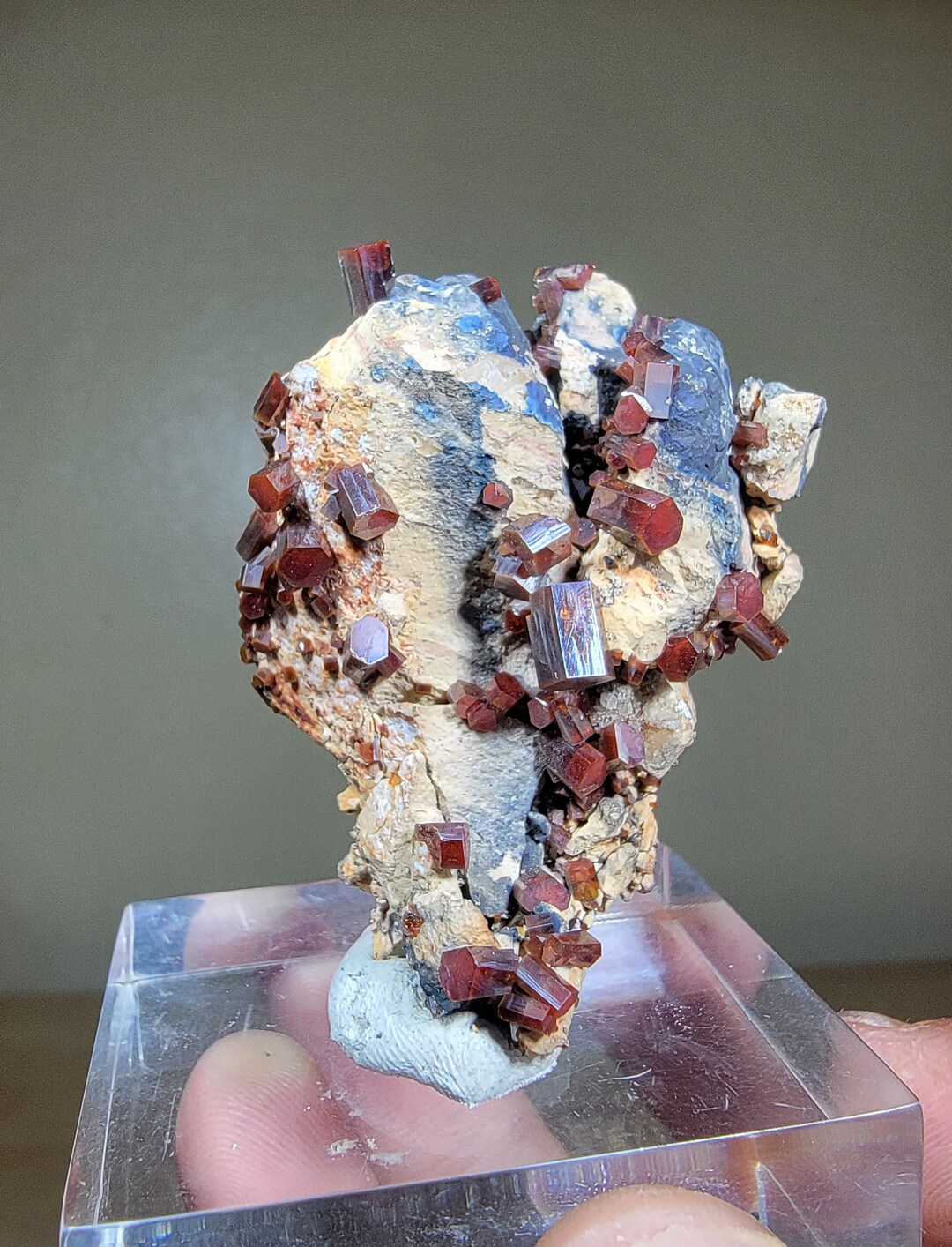 Tubular Vanadinite Crystals on Matrix From Codia Mining, Morocco - Etsy