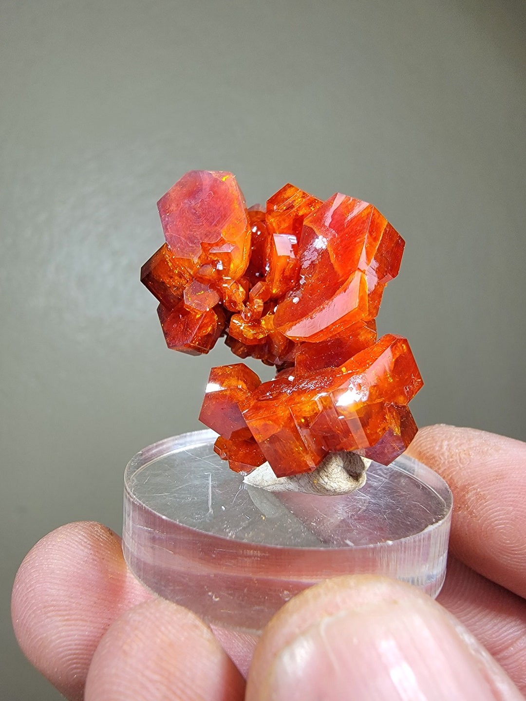 Top Color Gemmy Vanadinite Crystals - 3.5x3x2.5 Cm, Codia Mining ...