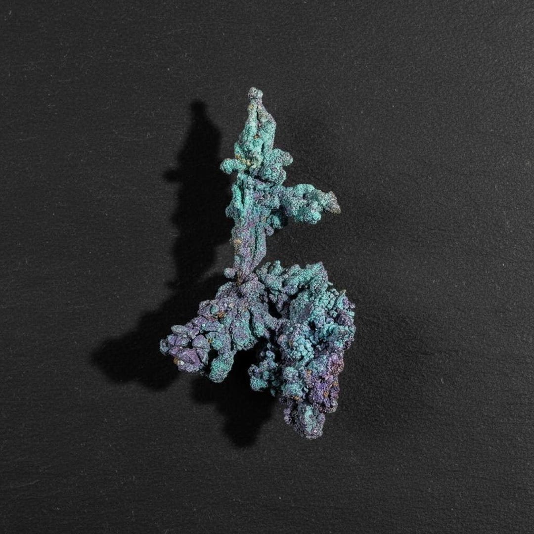 Native Copper Radiance - Unique Mineral Specimen - 4x2x1.5 Cm, Bounhas ...
