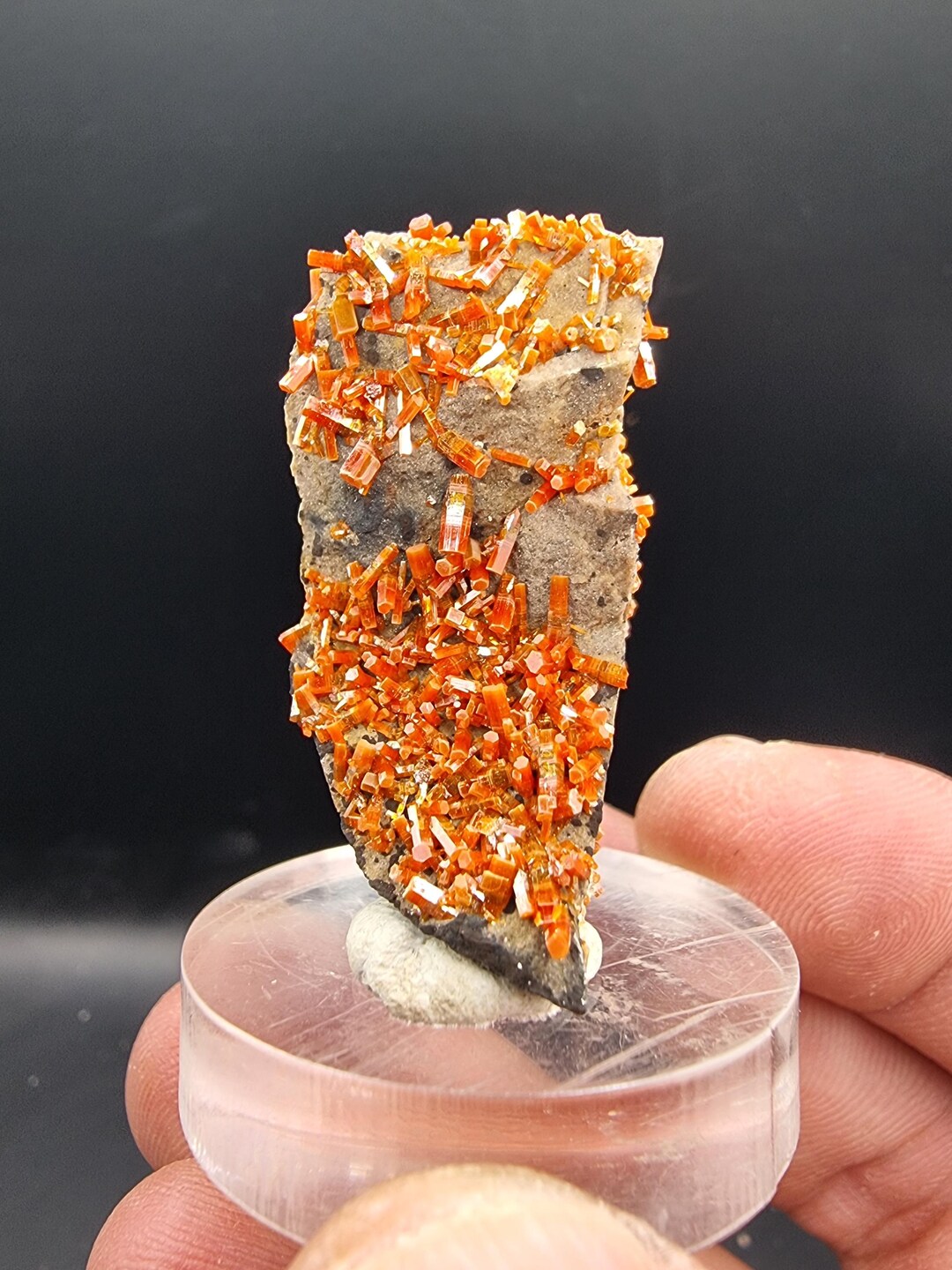 Tubular Vanadinite Crystals on Matrix – Mibladen, Morocco - Etsy