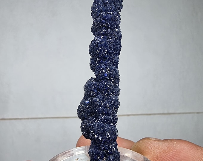 Azurite Stalactite - Sidi Ayad, Ahouli, Midelt, Morocco - 5×1×0.7 Cm - Etsy