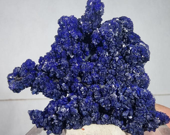 Azurite Stalactite - Sidi Ayad, Ahouli, Midelt, Morocco - 5×4×1 Cm - Etsy