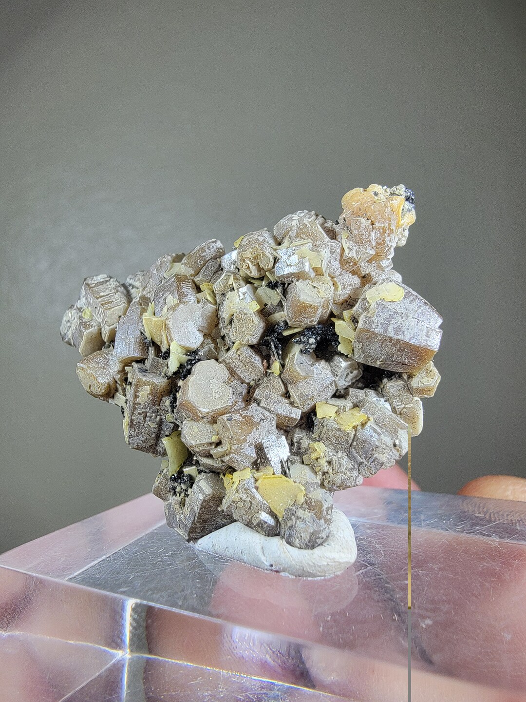 Wulfenite on Pyromorphite - Touissit, Oujda, Morocco - 4×3.5×2 Cm - Etsy