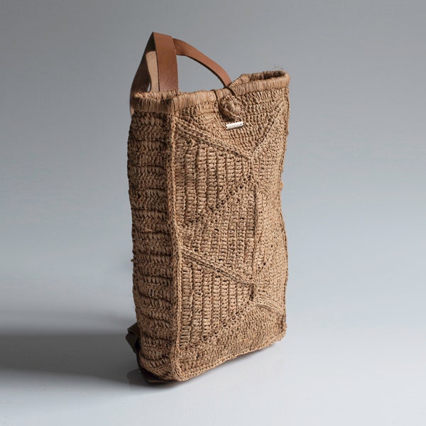 Straw Basket Backpack - Etsy