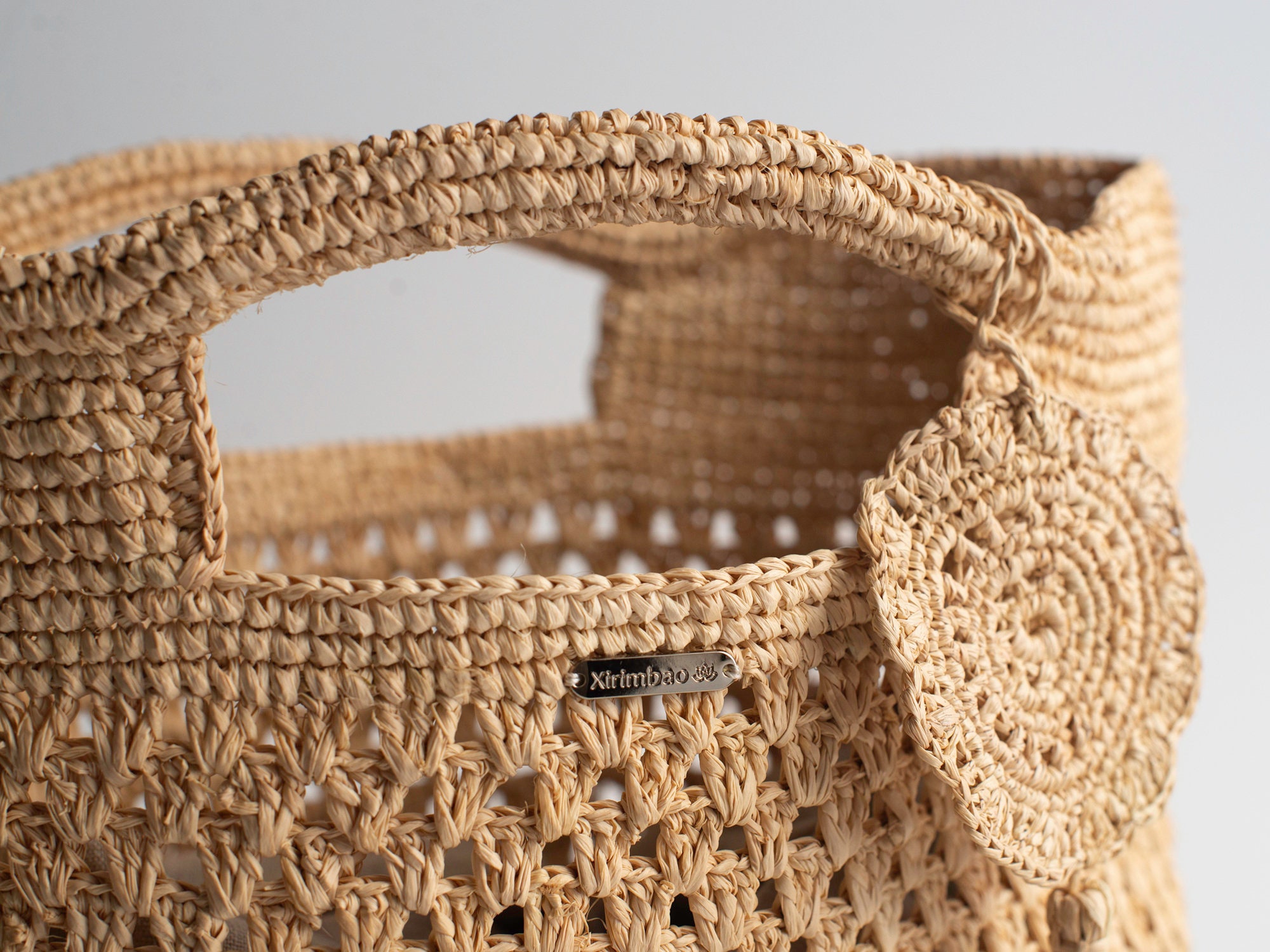 Raffia Basket, Handmade Raffia Bag, Women's Bag, Summer Bag, Panier ...