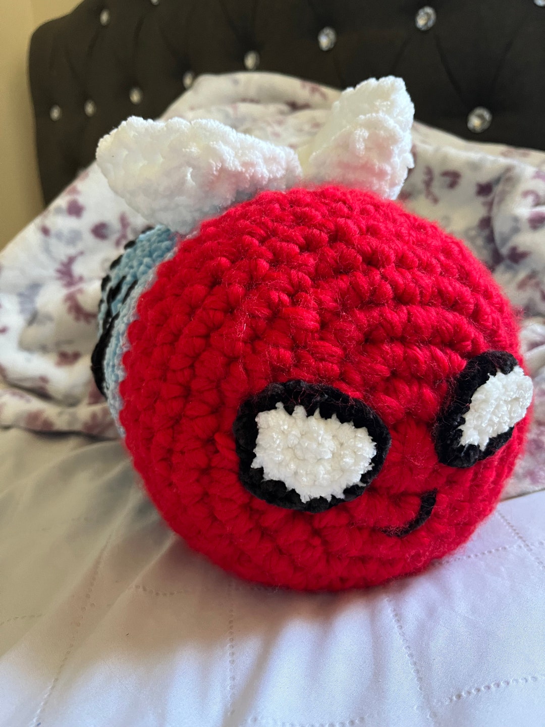 Crochet Spiderman Bee, Giant Bee, Handmade, Miles Morales, Spidy - Etsy