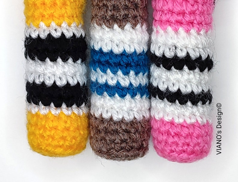 No Sew Pencil Crochet Pattern, Crochet Pattern 3 in 1, Pencil, DIY ...
