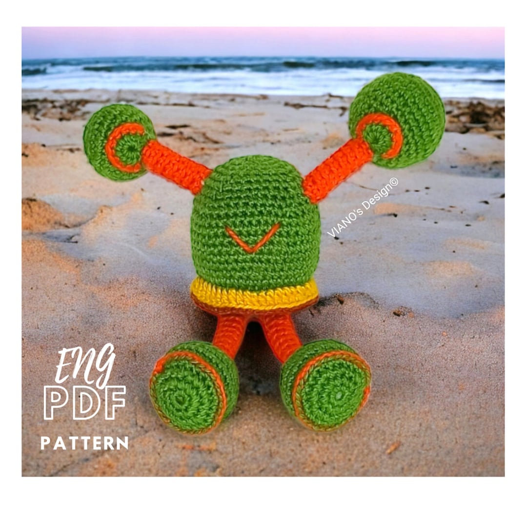 Unusual Alien Amigurumi Crochet Pattern, DIY Tutorial PDF, Instant ...