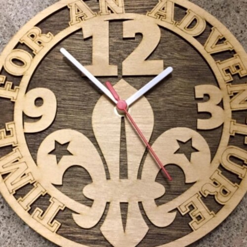 Decorative Wall Clock.laser Cut Files SVG DXF CDR Vector | Etsy