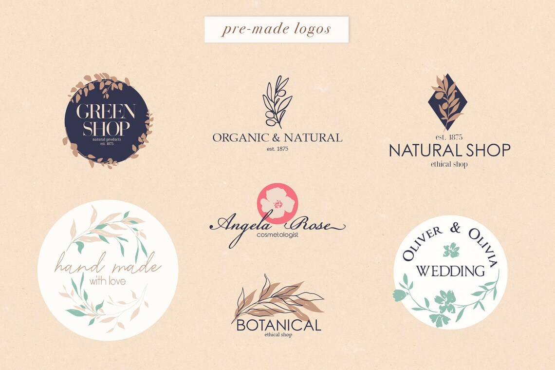 Logo Vector Logo Pre-made Logo Design Decor Logo - Etsy