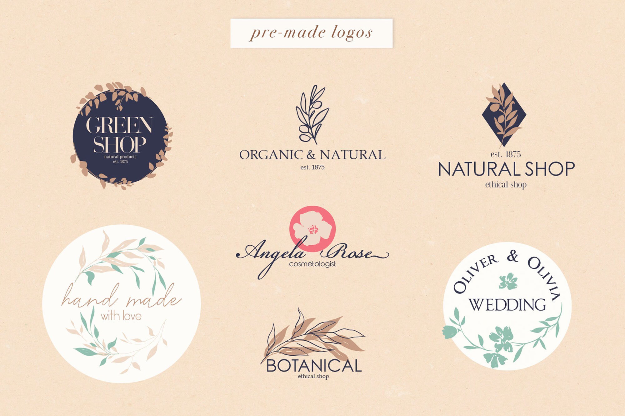 Logo Vector Logo Pre-made Logo Design Decor Logo - Etsy