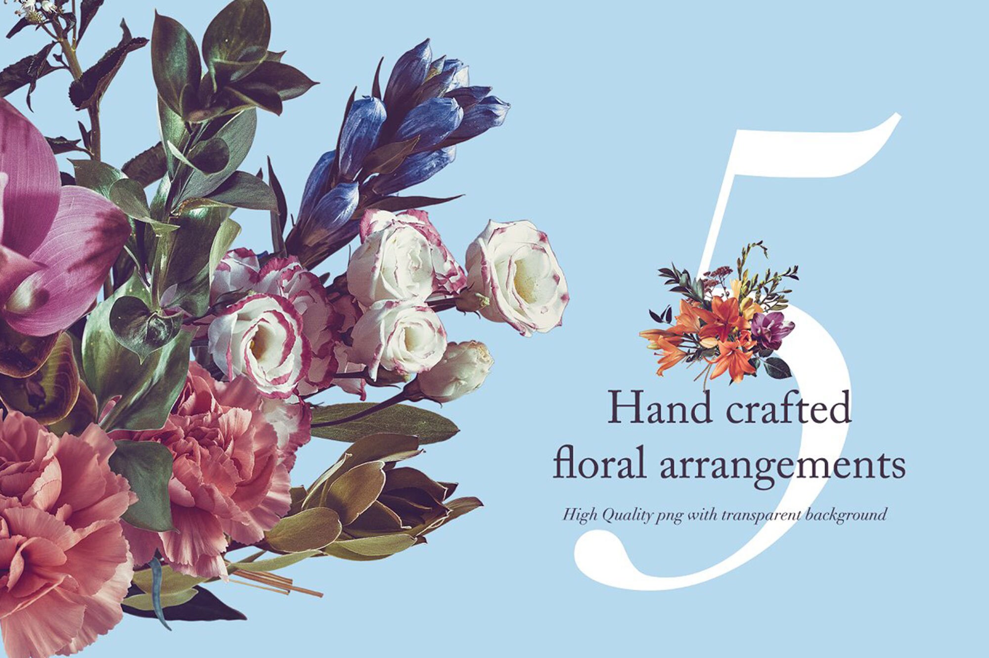 The Secret Garden Floral Pack Digital Clip Art Photo Objects Digital ...