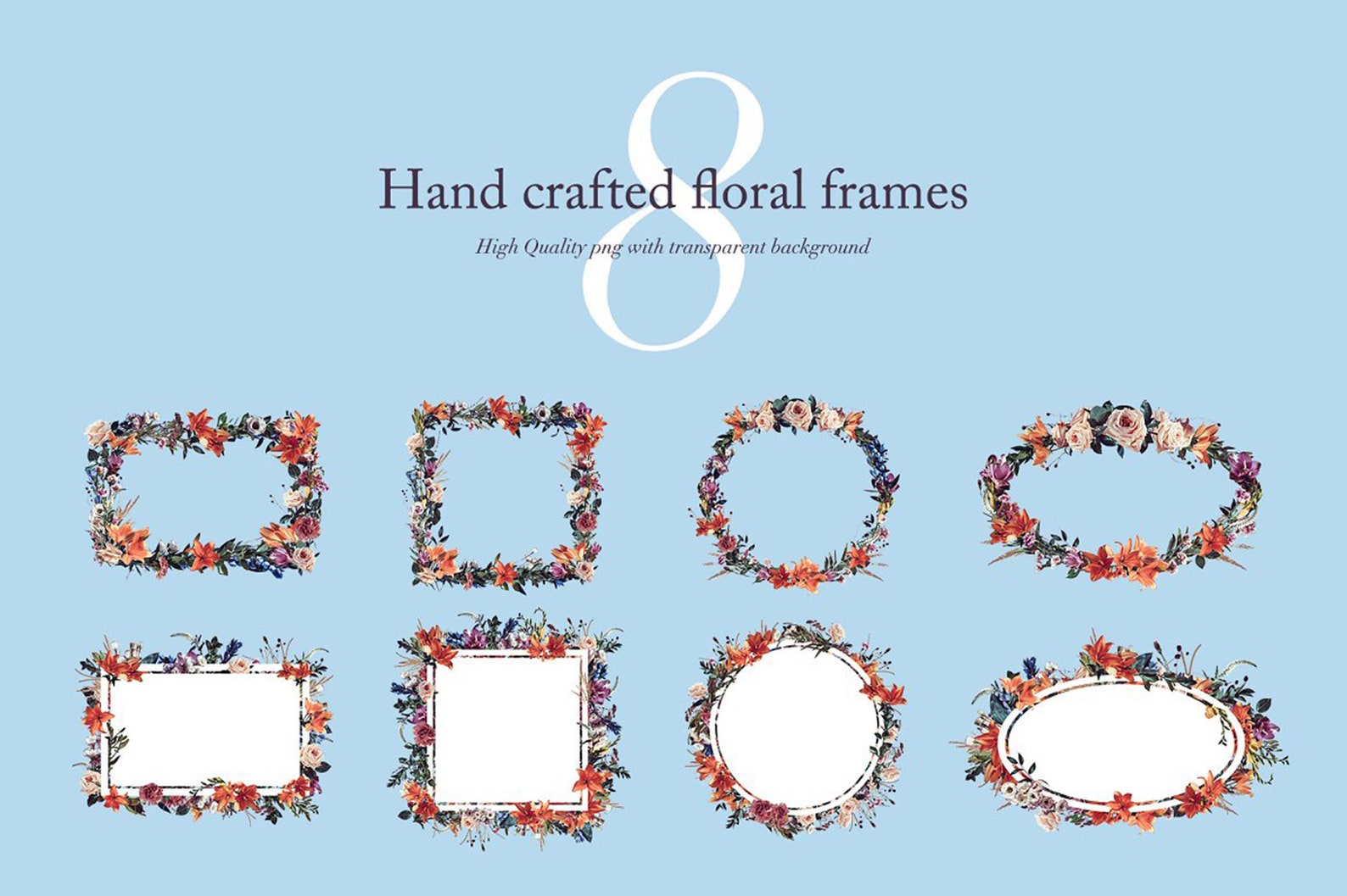 The Secret Garden Floral Pack Digital Clip Art Photo - Etsy