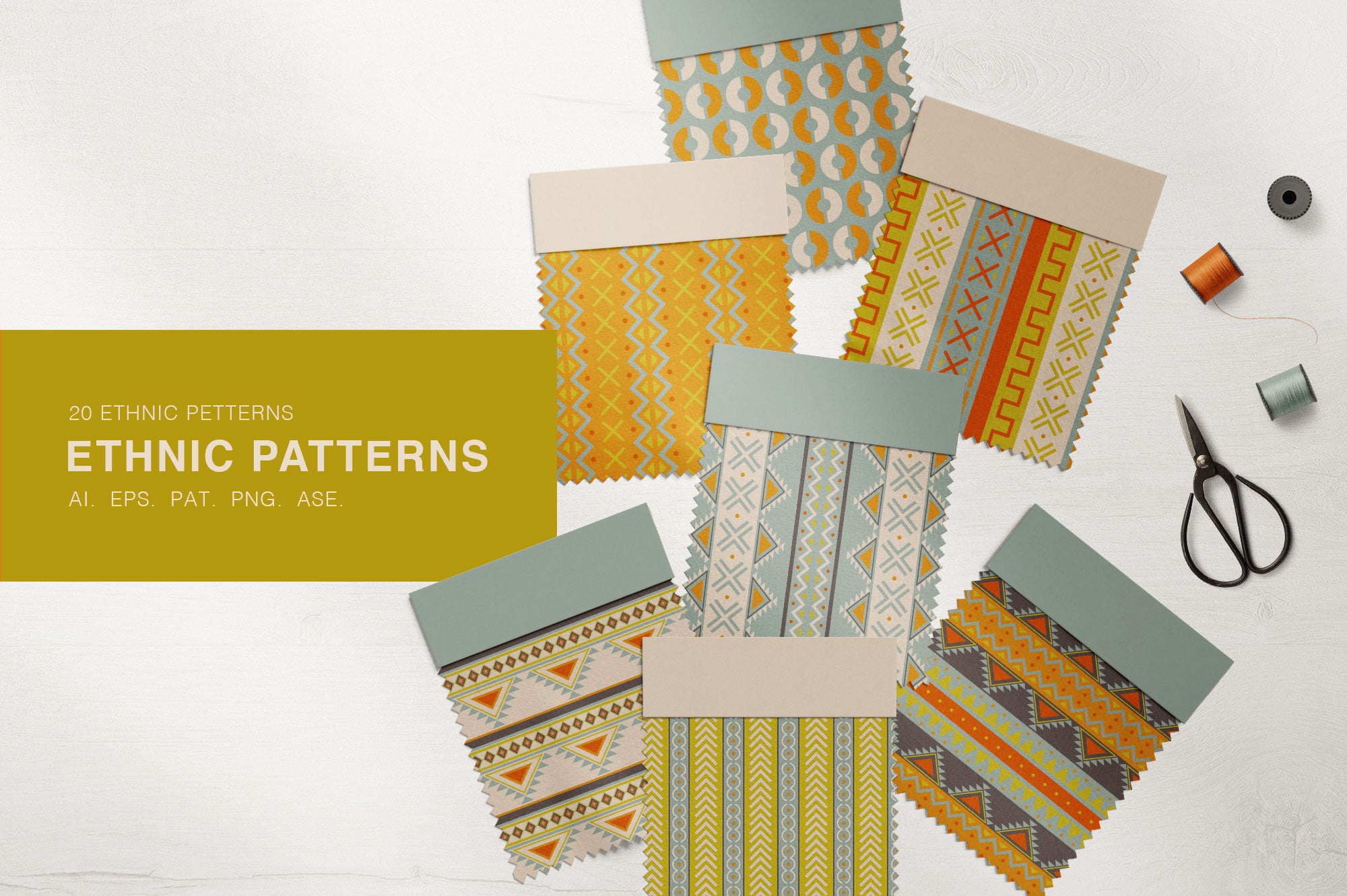 20 Ethnic Patterns - Digital Paper - Seamless Patterns - Etsy