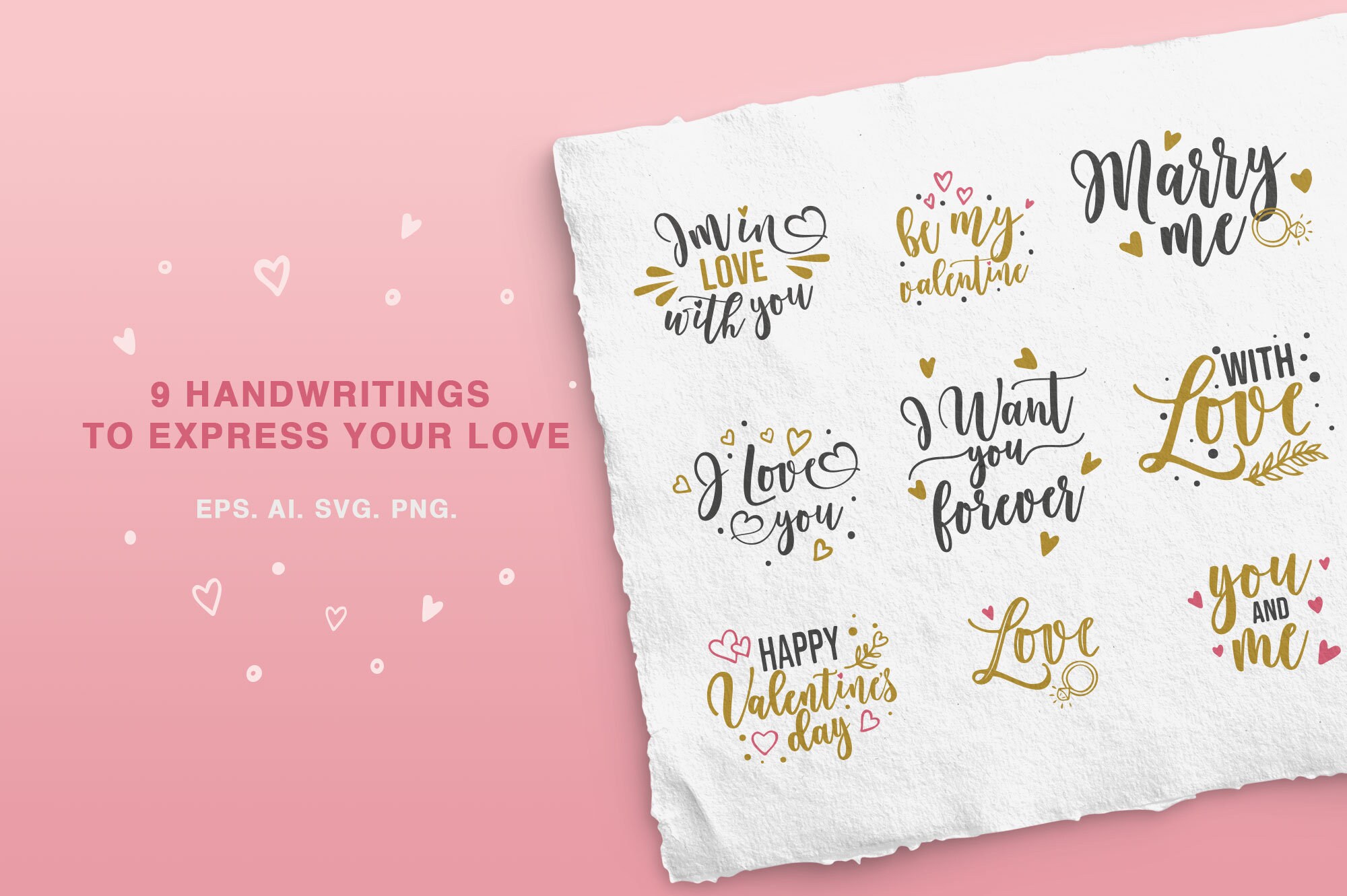 Sweet Lettering for Valentine's Day - Love - Etsy