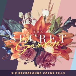 The Secret Garden • Floral Pack • Digital Clip Art • Photo Objects ...