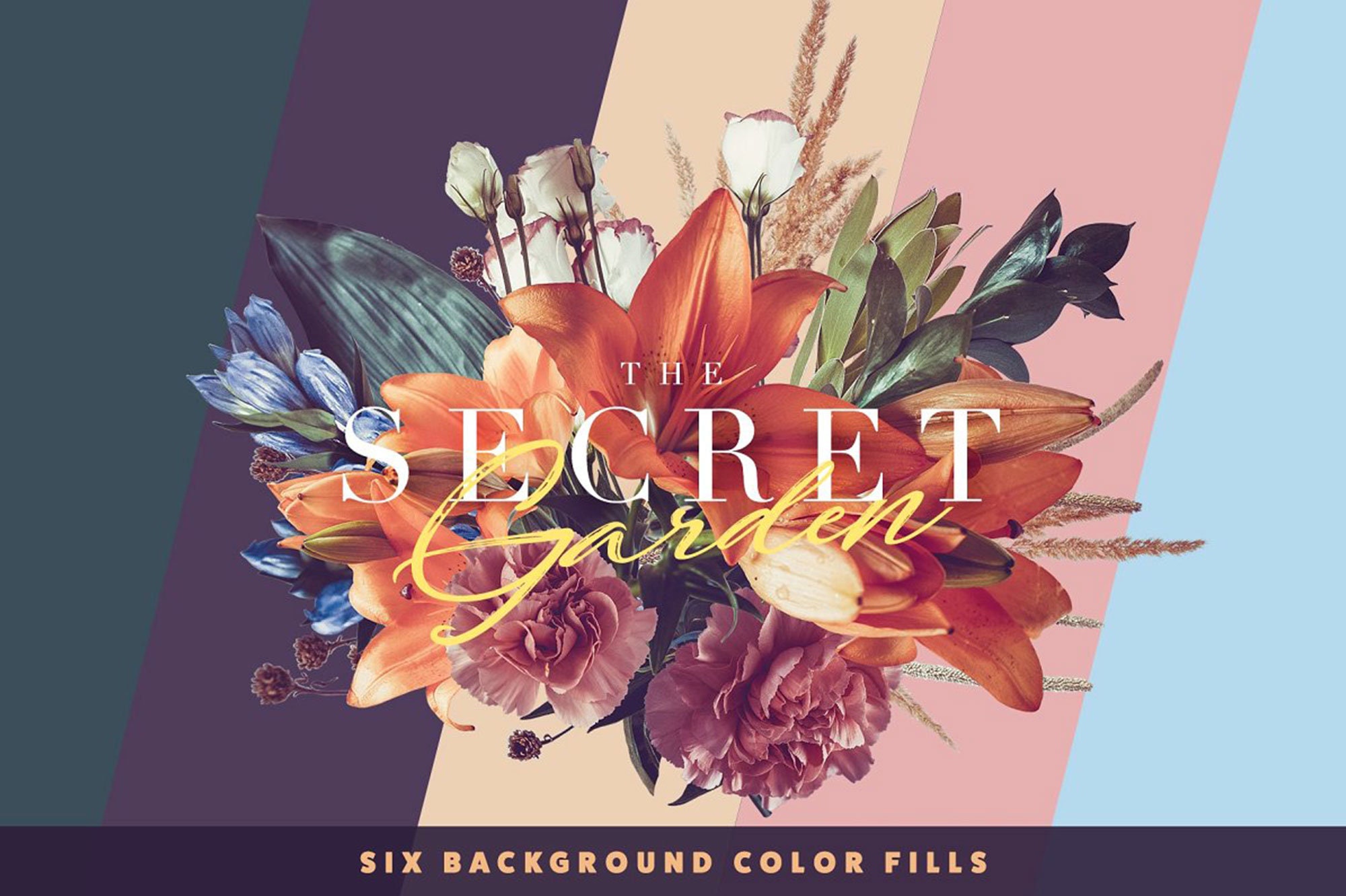 The Secret Garden • Floral Pack • Digital Clip Art • Photo Objects ...