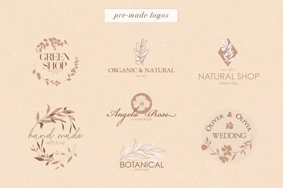 Logo Vector Logo Pre-made Logo Design Decor Logo - Etsy