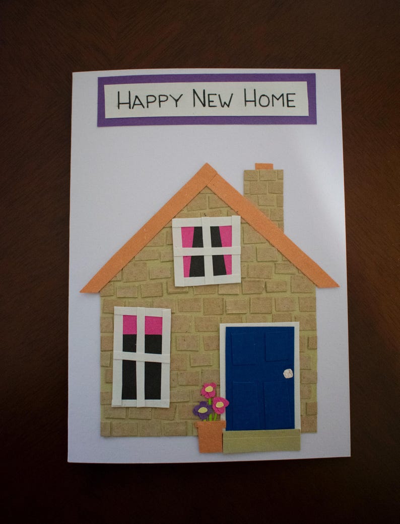 New Home Card - Happy New Home - New House - Moving Card - Etsy