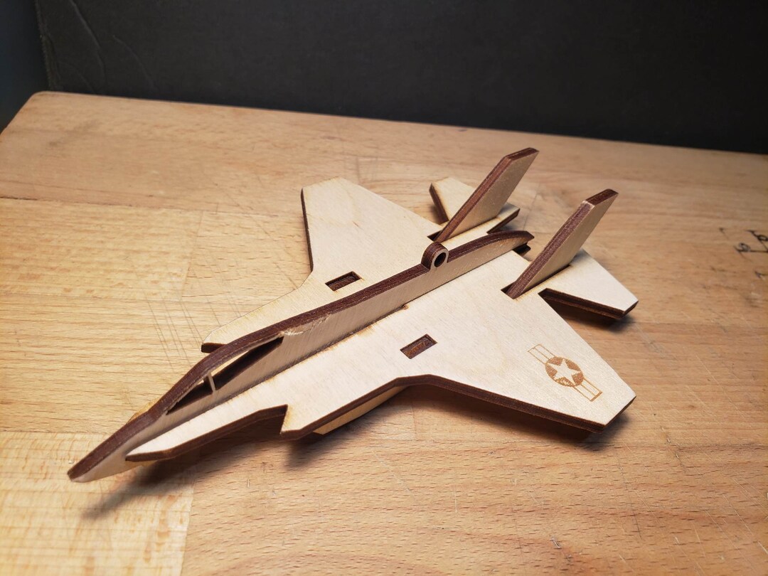 F-35 Lightning II Wooden Kit Card / Model Kit - Etsy