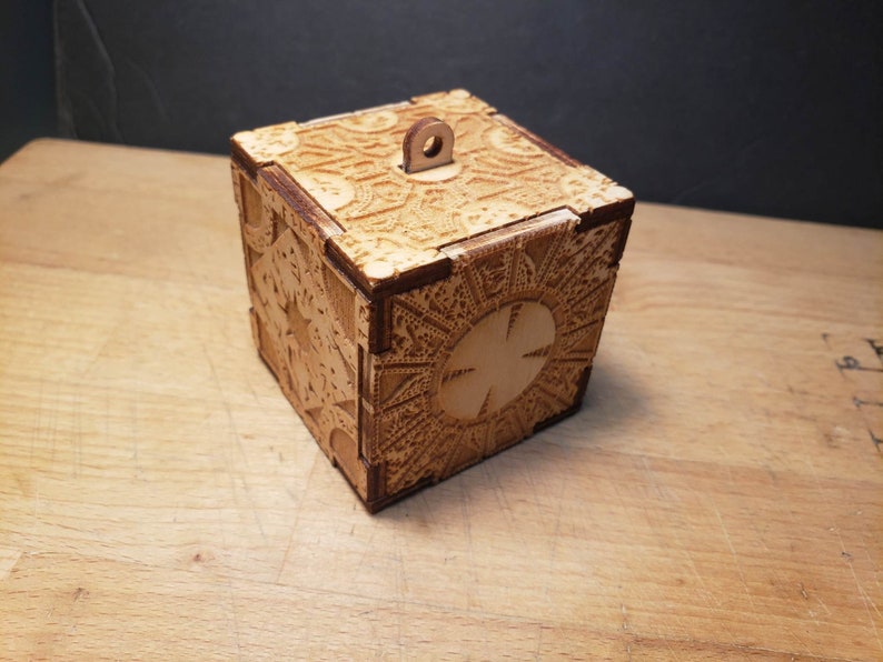 Cenobite Puzzle Box / the Lament Configuration Box Wooden Kit Card ...