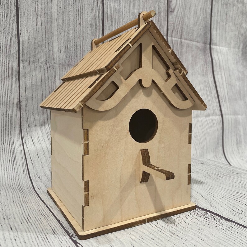 Bird House Laser Cut Vector Files SVG DXF PDF Ai Glowforge Lightburn - Etsy