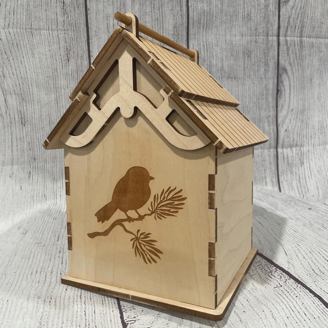 Bird House Laser Cut Vector Files SVG DXF PDF Ai Glowforge Lightburn - Etsy
