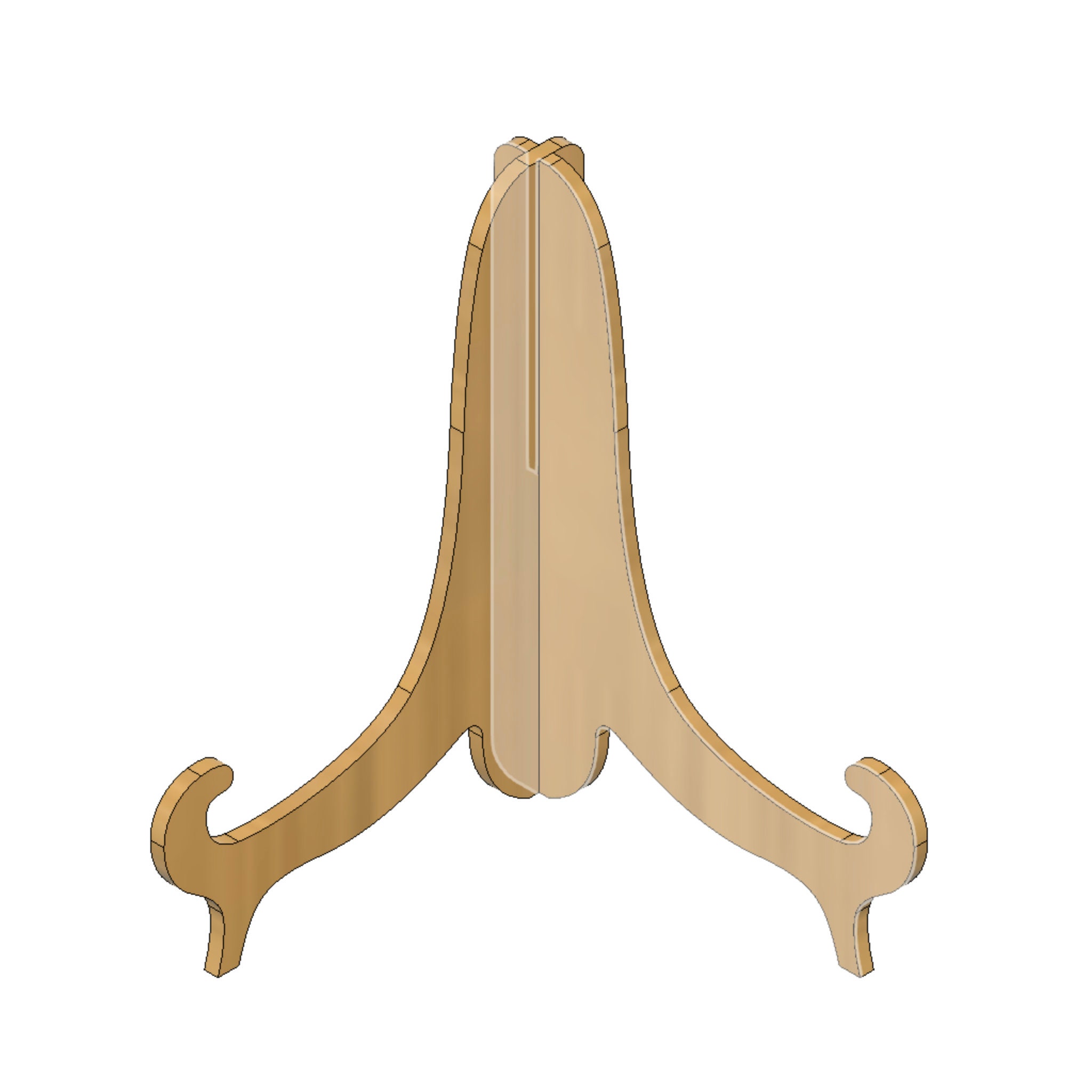 Easels 4-pack Laser Cut Vector Files SVG DXF Glowforge | Etsy