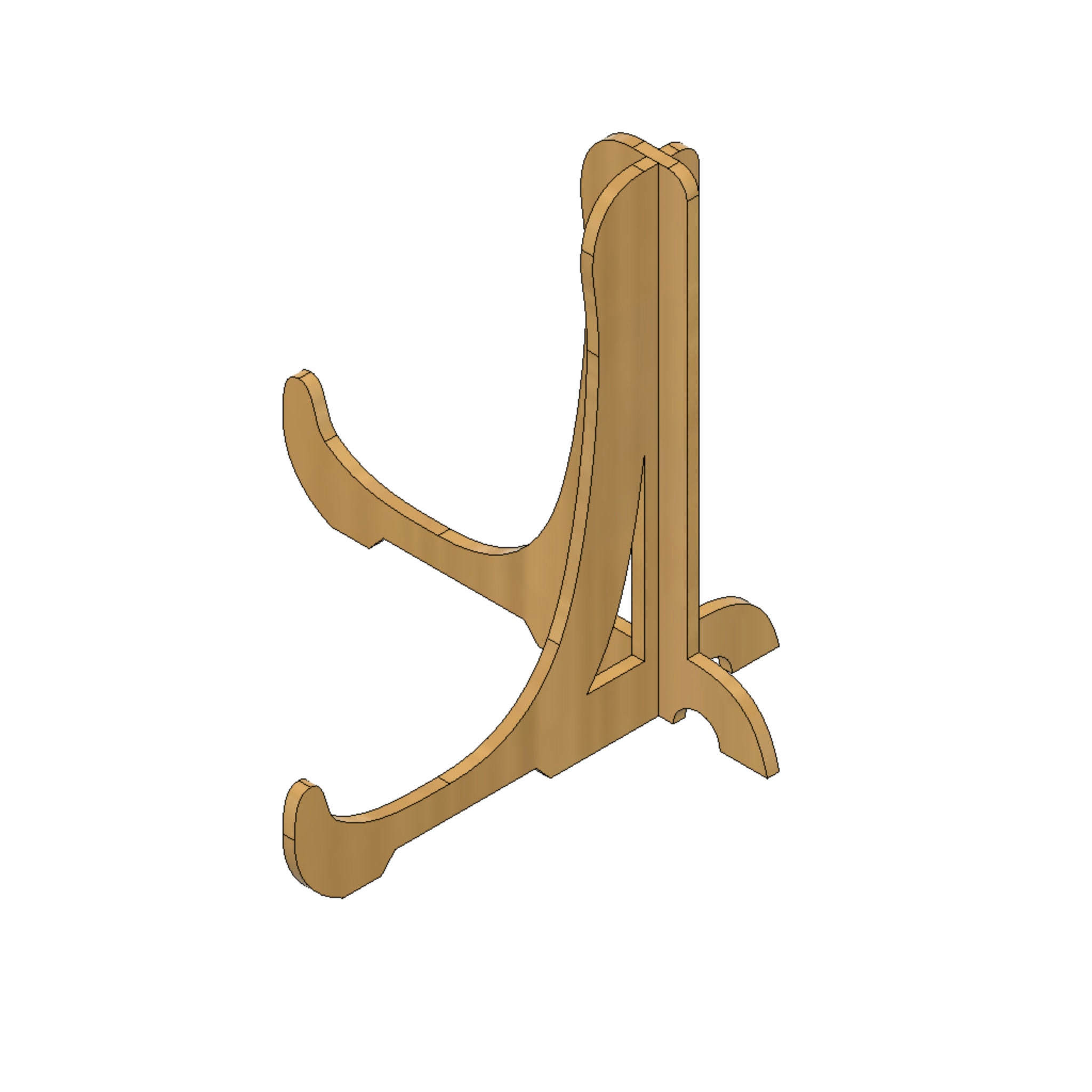 Easels 4-pack Laser Cut Vector Files SVG DXF Glowforge | Etsy