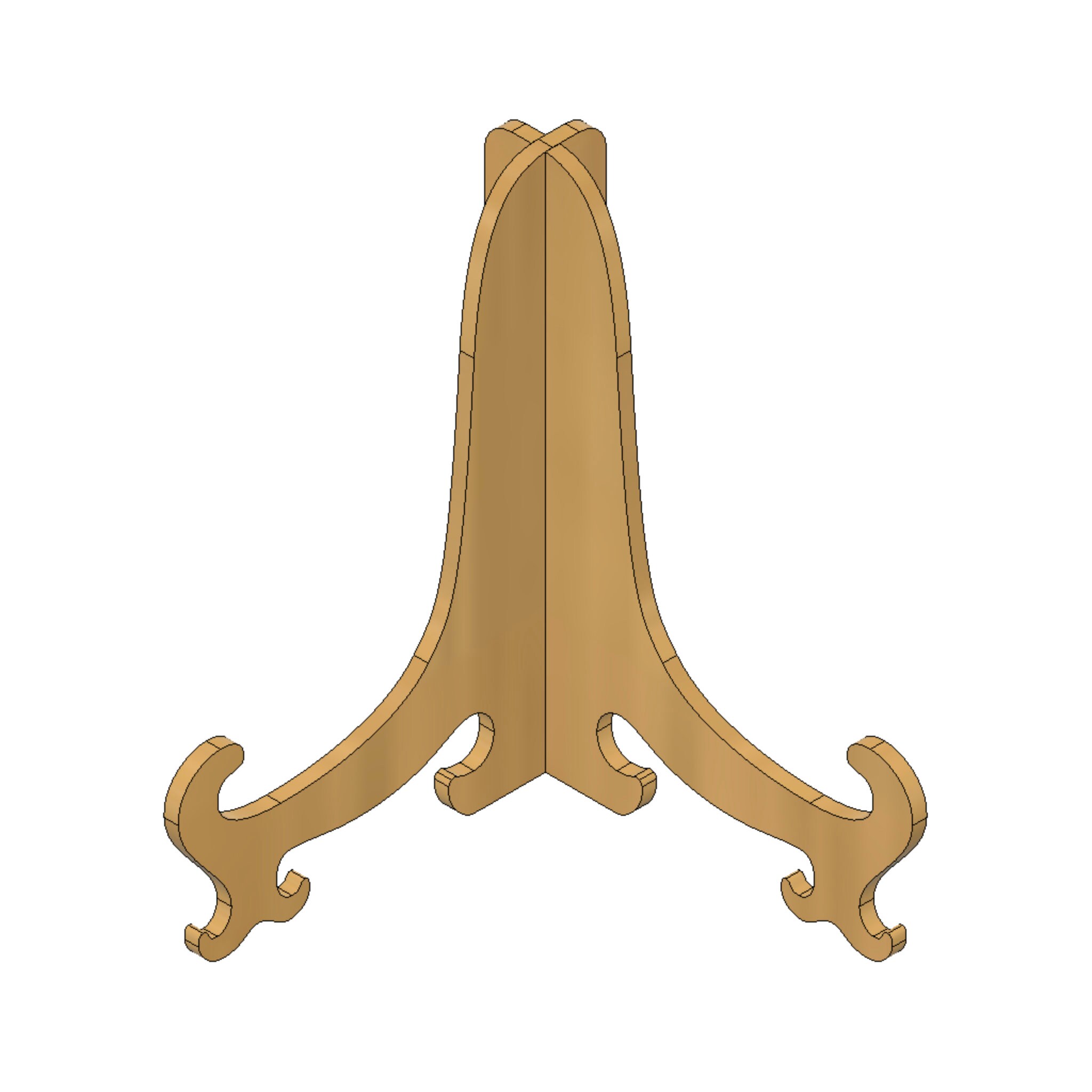 Easels 4-pack Laser Cut Vector Files SVG DXF Glowforge | Etsy