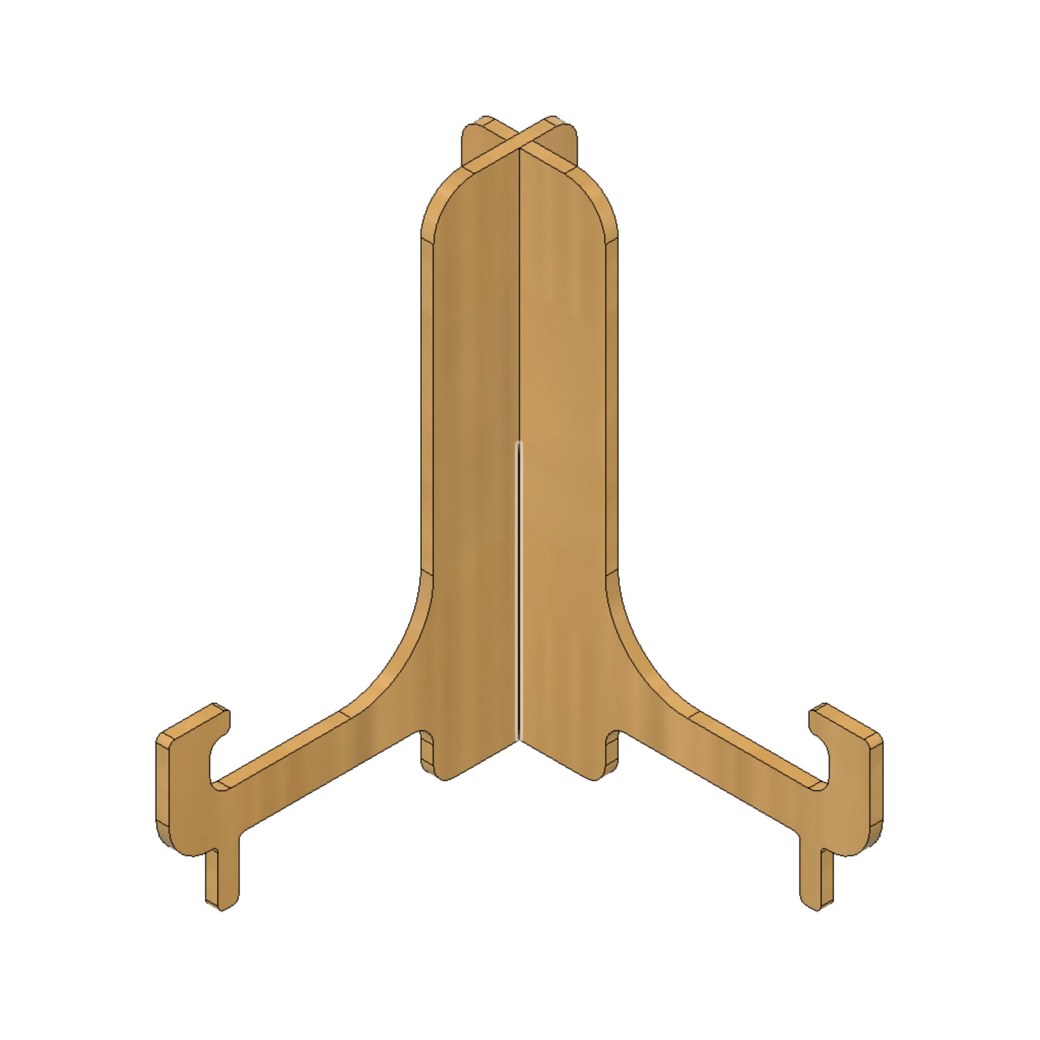 Easels 4-pack Laser Cut Vector Files SVG DXF Glowforge | Etsy