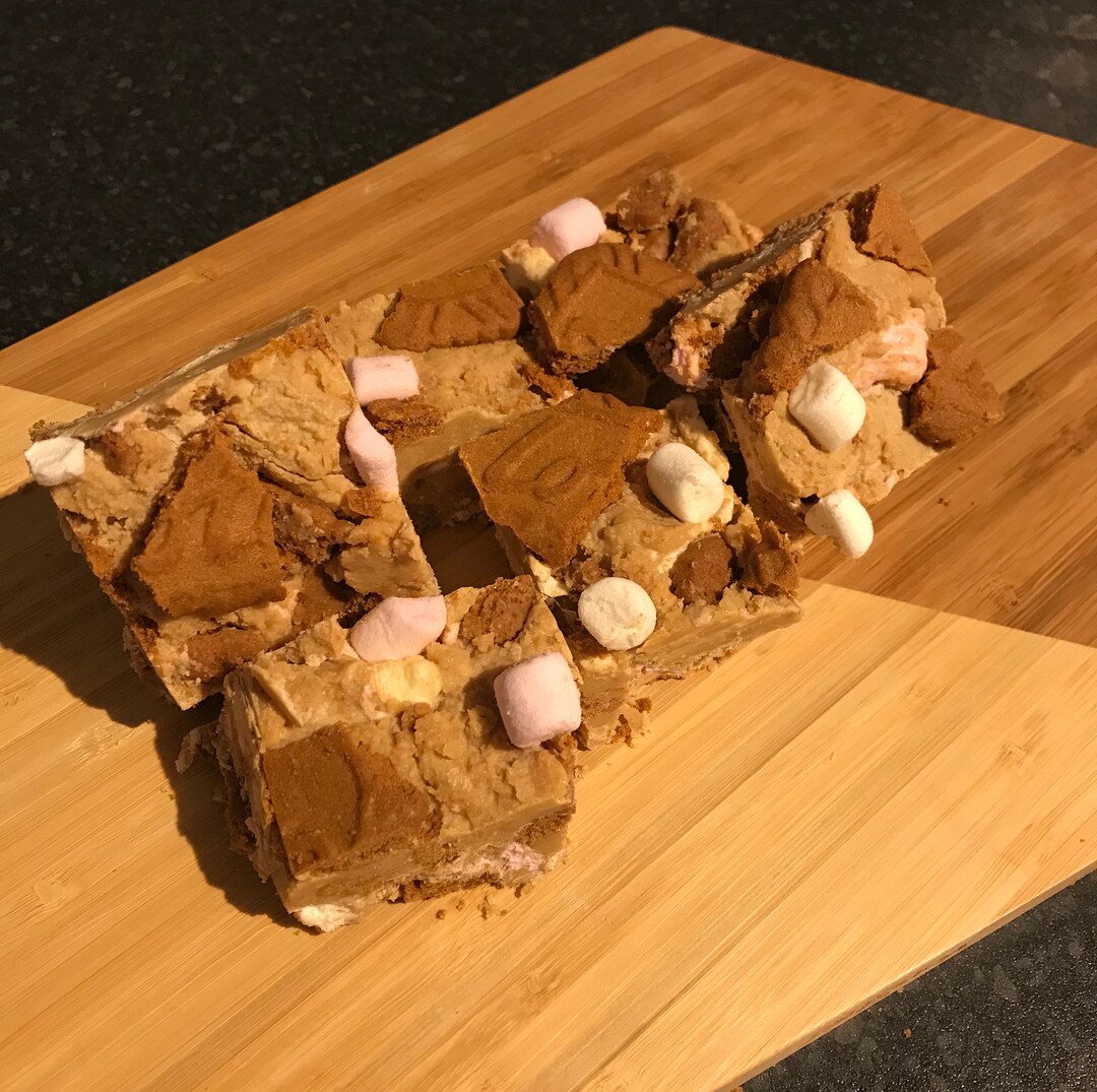 Postal Treat-lotus Biscoff Rocky Road With White Chocolate - Etsy UK