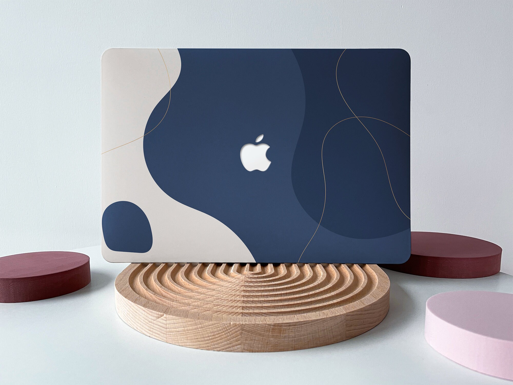 Art Modern Pastel Shapes Macbook Case Macbook Pro 13 2020 - Etsy