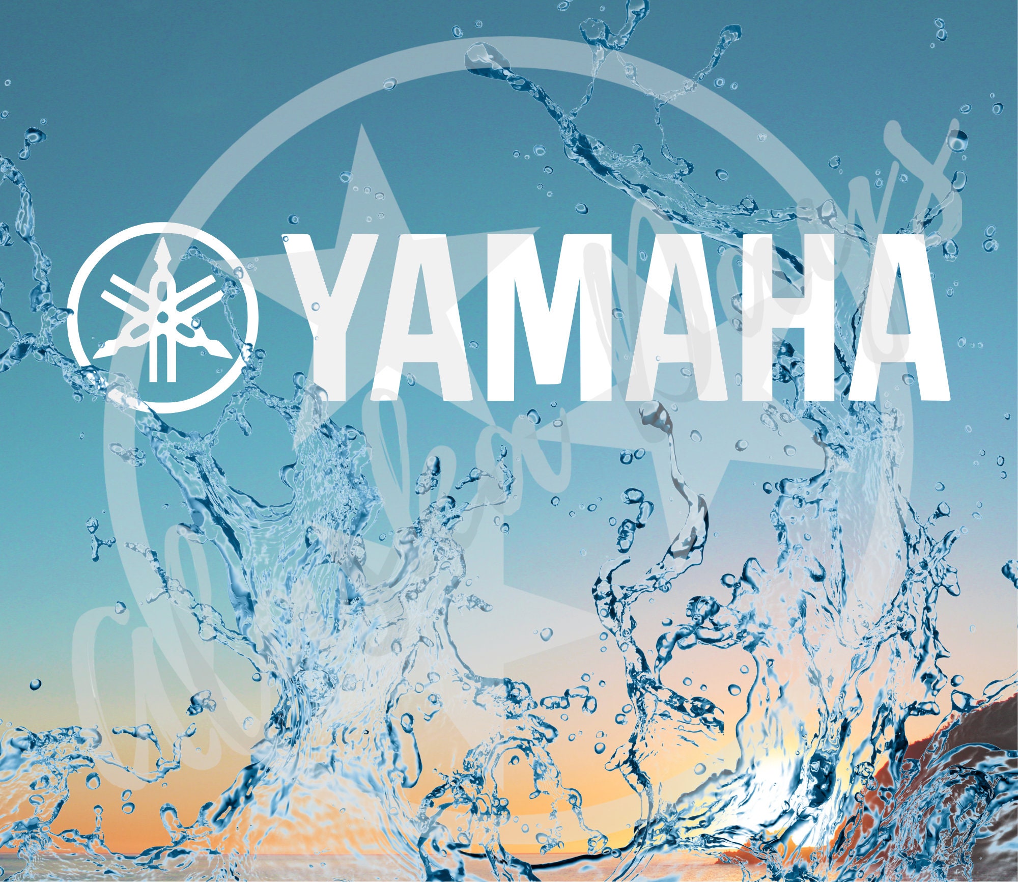 Yamaha Boat Tumbler Wrap PNG - Etsy