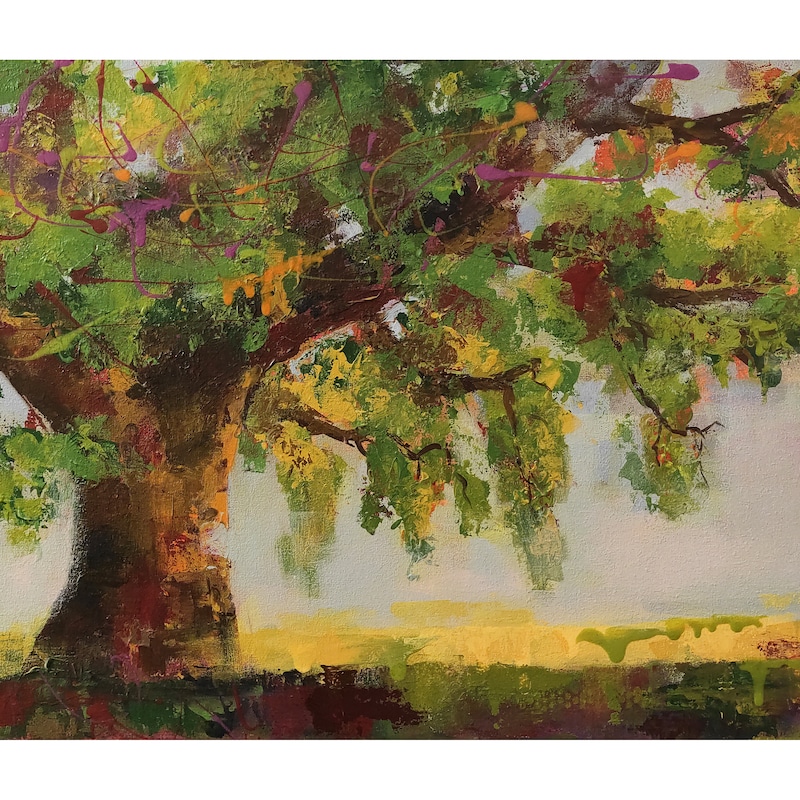Canvas Painting Tree - Etsy