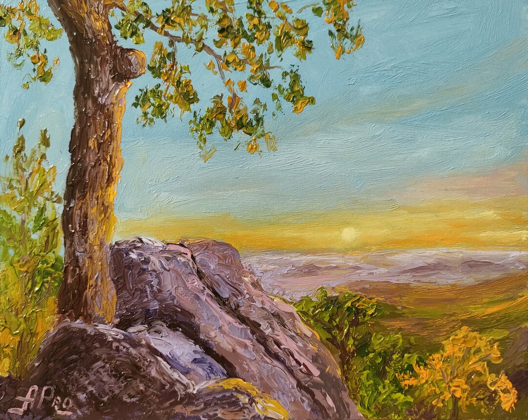 Shenandoah National Park Painting Original Artwork Appalachian ...