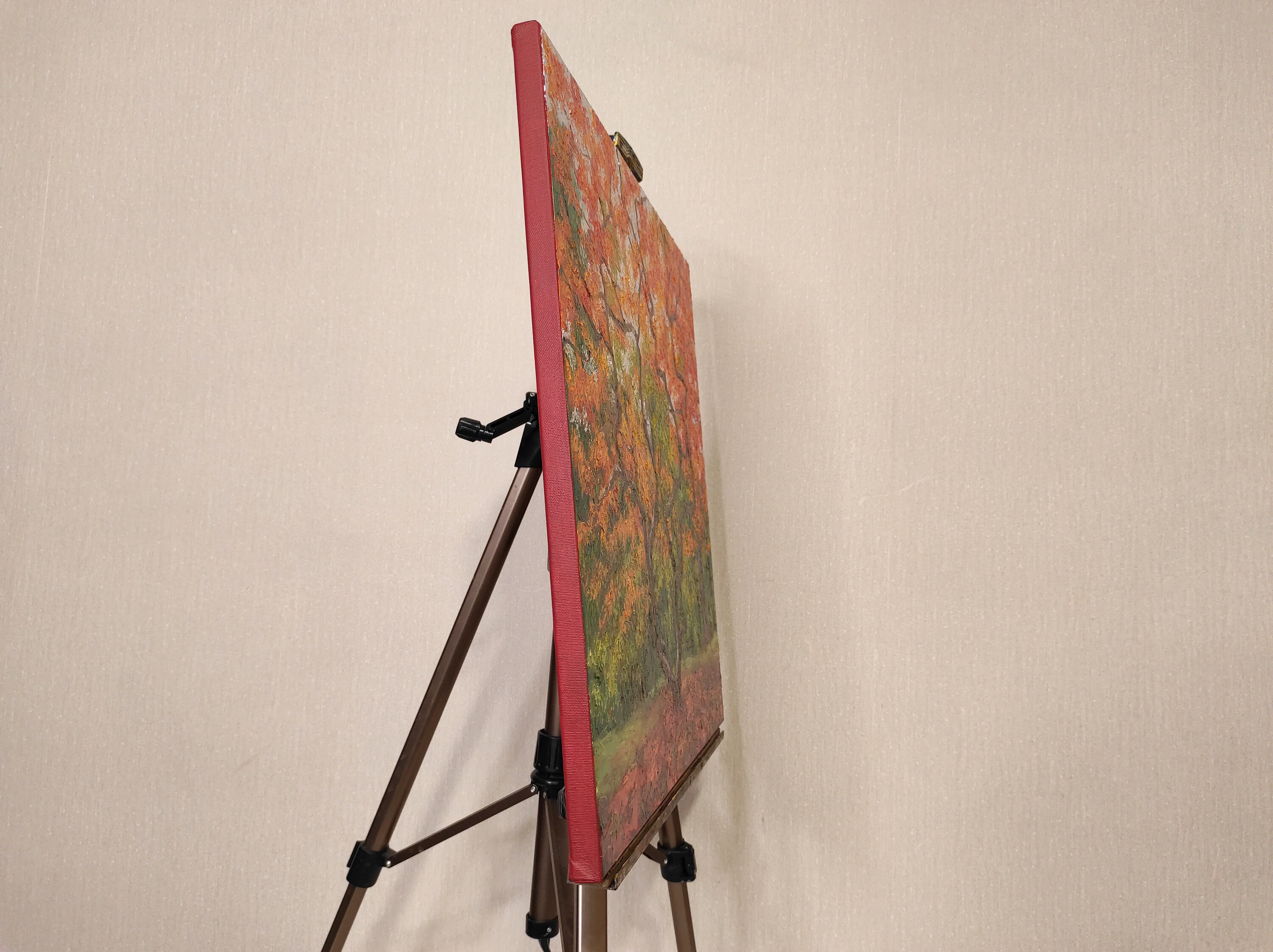 Maple Tree Painting Original Art Landscape Oil Painting Red Maple Tree ...